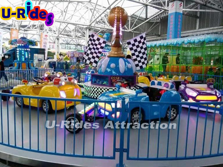 12 kids Rotation Race car / Indoor car ride for adult / big amusement ...