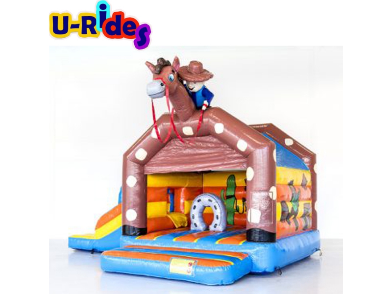 Mexico style Western cowboy oasis bouncer castle inflatable castle kids ...