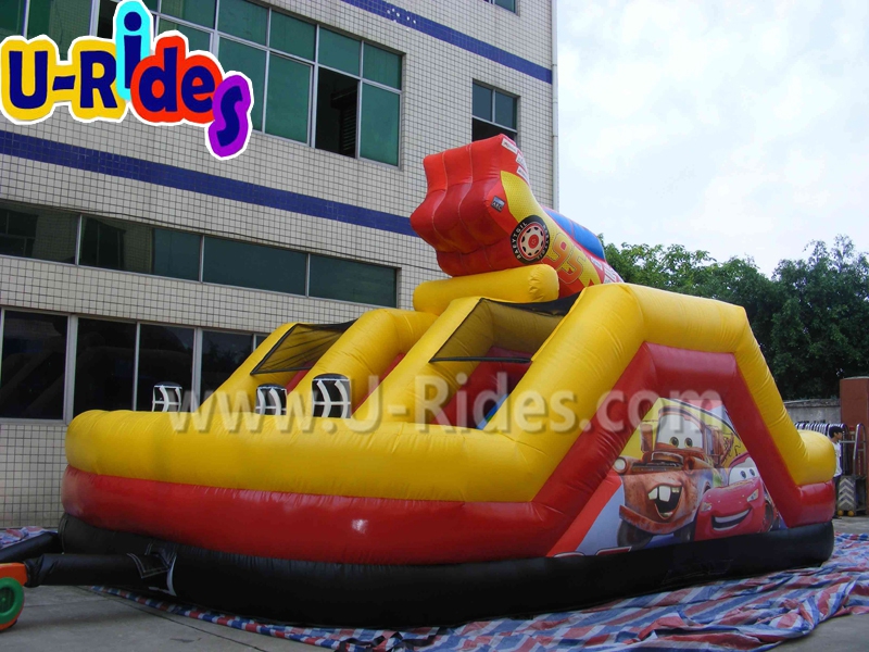 Car Theme Multi-Barrier Inflatable Combo with Slide-Guangzhou URides ...