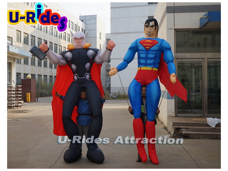 Inflatable Superheroes cartoon character for theme party decoration ...