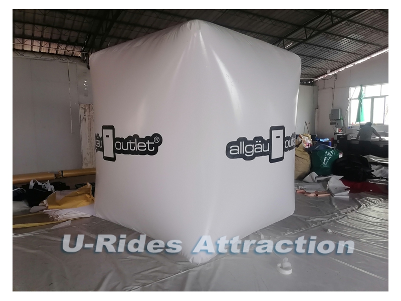 Inflatable White Square Buoy With Logo Customized Inflatable Swim Buoy ...
